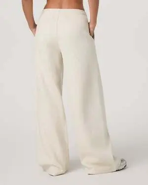 Vuori Restore Ultra Wideleg Sweatpant - Bone Heather