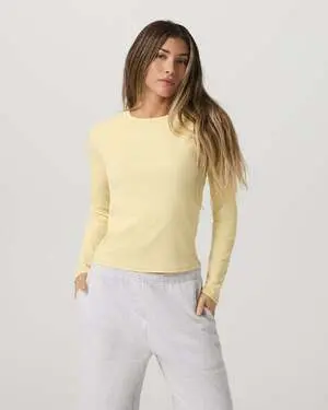 Billowy Cotton Thermal Tops