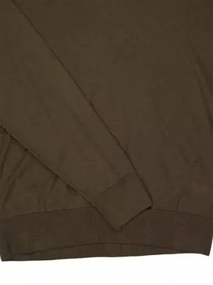 PIACENZA CASHMERE 1733 V-neck Long-sleeve Sweater - Green