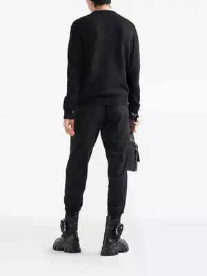 Prada Cashmere Crew Neck Sweater - Black