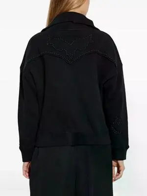 Zadig&Voltaire Studded Zip-up Sweatshirt