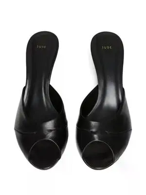 JUDE Patent-leather Open-toe Sandals