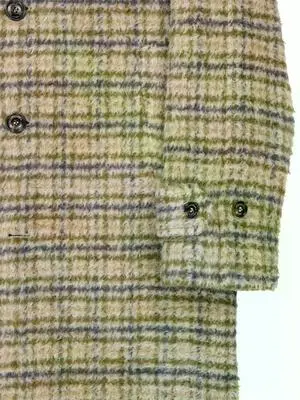 PIACENZA CASHMERE 1733 Buttoned Checked Coat - Neutrals