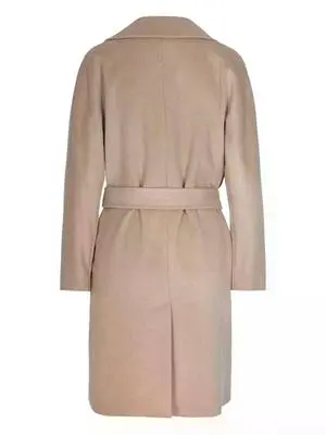 Max Mara Belted Virgin-wool Coat