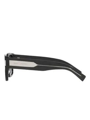 Saint Laurent Rectangle Logo Sunglasses