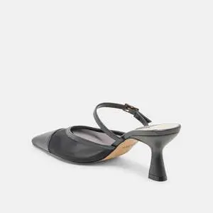 DOLCEVITA Loyd Mid Heel Mule - Onyx Mesh