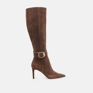 DOLCEVITA Kinzy Knee High Boots - Dk Brown Suede