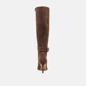 DOLCEVITA Kinzy Knee High Boots - Dk Brown Suede