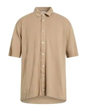 DANIELE FIESOLI Selezione Shirt Size Cotton, Silk - Camel
