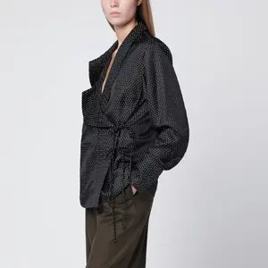 Dries Van Noten Jacquard Wrap Shirt