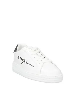MSGM Leather Low-top Sneakers