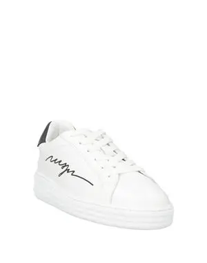 MSGM Leather Low-top Sneakers