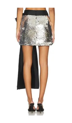 PatBO Moonlight Sequin Mini Skirt