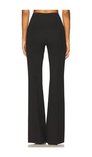 Smythe Pintuck Flare Pant - Deep Black