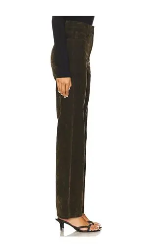 Joe's Jeans Margot Straight Flocked Trousers