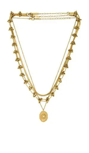 AMBER SCEATS Raya Necklace - Gold