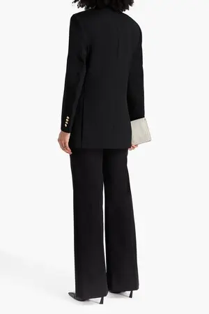 Victoria Beckham Double-breasted Grain De Poudre Blazer