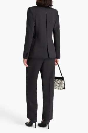 Victoria Beckham Belted Wool-twill Blazer