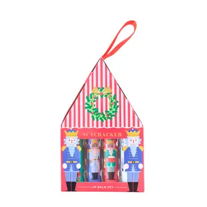 JOLLITY & CO Nutcracker Lip Balm Set - Assorted Pre-pack