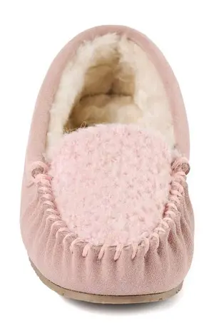 Minnetonka Cosi Faux Shearling Slipper - Blush