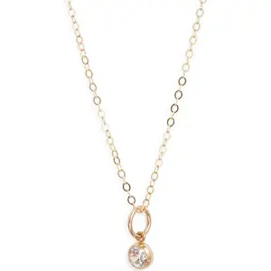 NASHELLE Clarity Pendant Necklace - Gold Fill