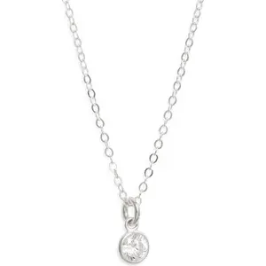 NASHELLE Clarity Pendant Necklace - Sterling Silver