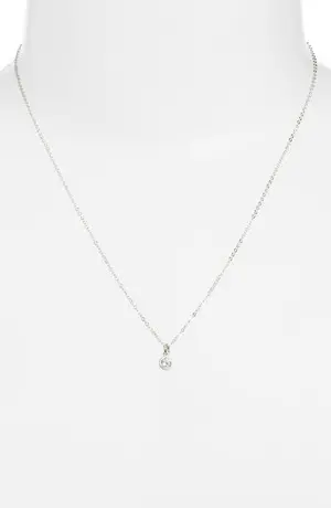 NASHELLE Clarity Pendant Necklace - Sterling Silver