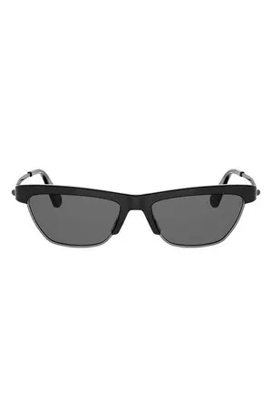 Dior D-moon B1i Butterfly Sunglasses - Shiny Black/smoke