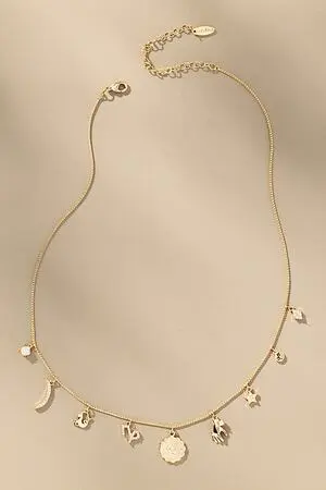 Anthropologie Zodiac Charm Necklace - Capricorn