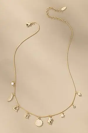 Anthropologie Zodiac Charm Necklace - Gemini