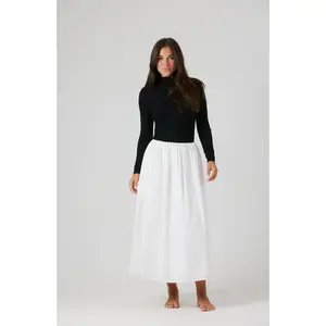 BY TESS COLLECTION Avery Midi Dress - Black/white