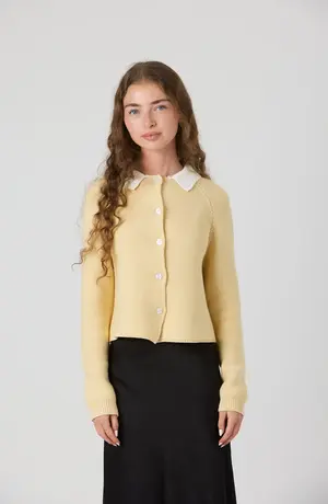 BY TESS COLLECTION Chloe Cardigan - Yellow