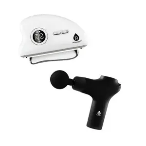PURSONIC 7-in-1 Led Wand & 3-speed Massage Gun - Multicolor