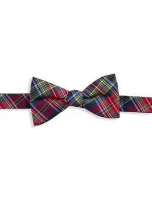 SYNRGY BY DXL Plaid Bow Tie - Red