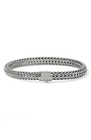 John Hardy Icon Diamond Bracelet - Silver