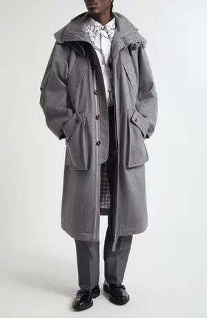 Thom Browne Parka Coats For Men