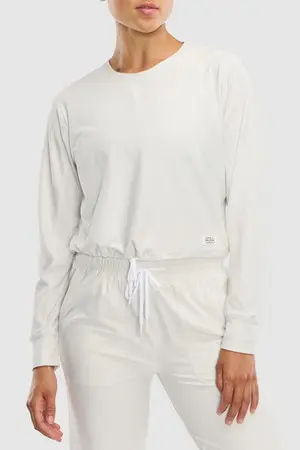 PELOTON Crewneck Pullover - Snow