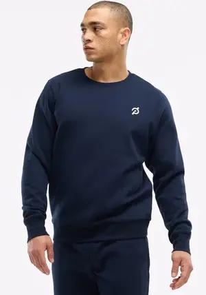 PELOTON Fleece Crewneck Sweatshirt - Deep Navy