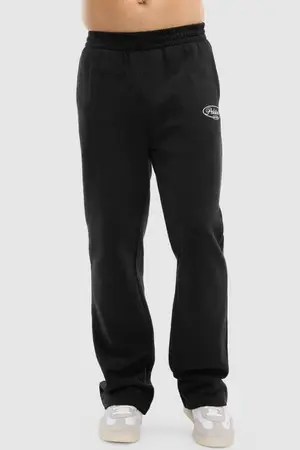 PELOTON Straight Leg Fleece Pant - Black