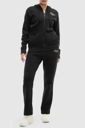 PELOTON Straight Leg Fleece Pant - Black