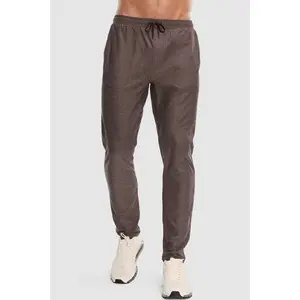 PELOTON Rolled Cuff Tapered Pant - Cocoa