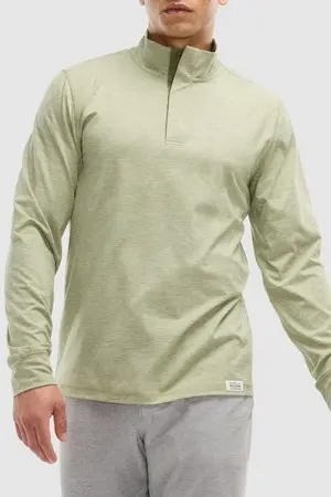 PELOTON Dreamblend Snap Placket Pullover - Pine