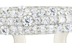 Sterling Forever Maisey Cubic Zirconia Double Band Ring - Silver