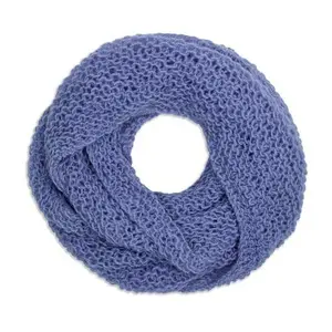 FEELGOODZ Artisan Woven Karuna Infinity 100% Wool Scarf - Thistle