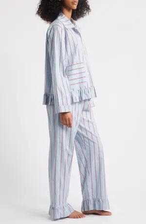 DAMSON MADDER Striped Organic-cotton Pajamas