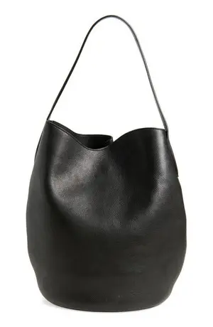 LIFFNER Large Belted Bucket Bag - Black
