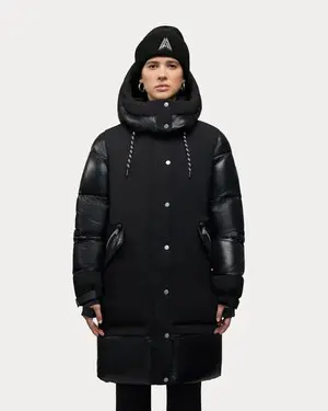 ALPENHAUS Brière Mixed Media Puffer Parka - Black