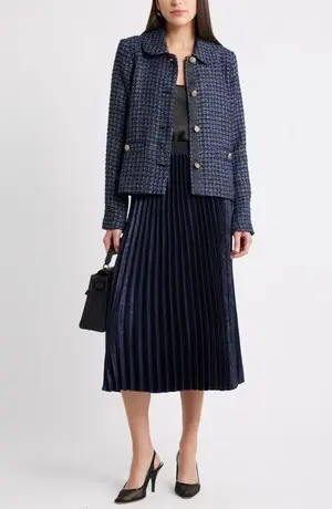 Caslon Tweed Bow Jacket