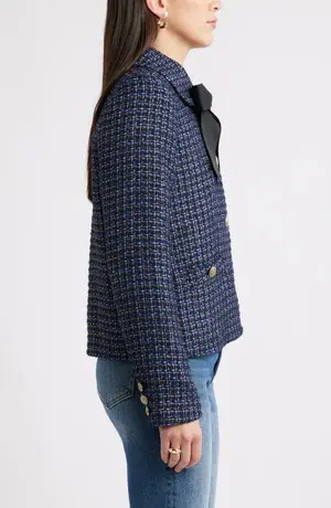 Caslon Tweed Bow Jacket