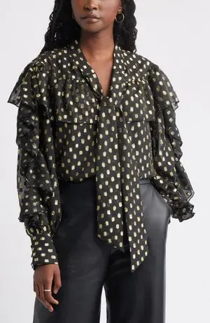Treasure & Bond Metallic Blouses